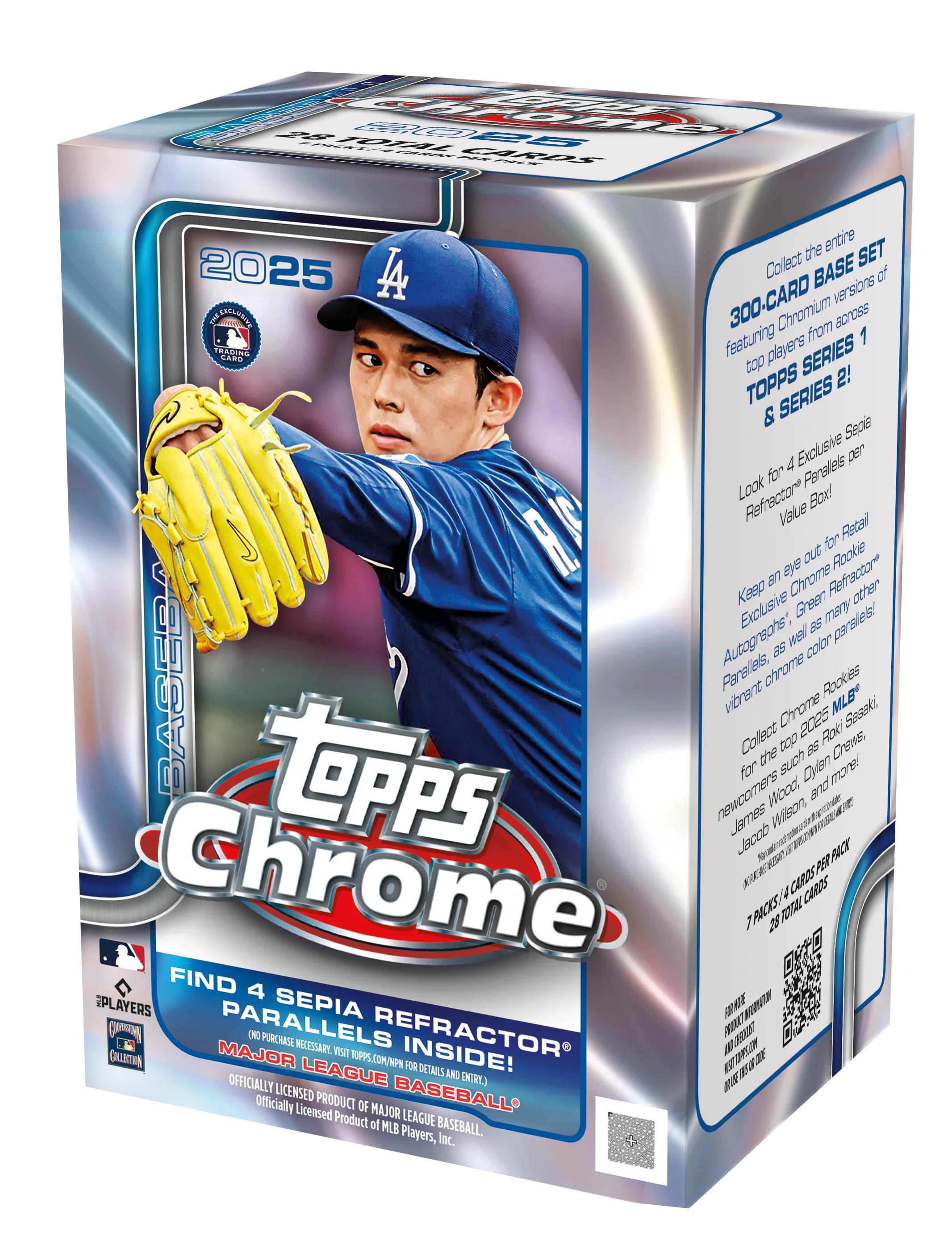 2025 Topps Chrome Baseball Blaster Box – Bomber Sports Cards