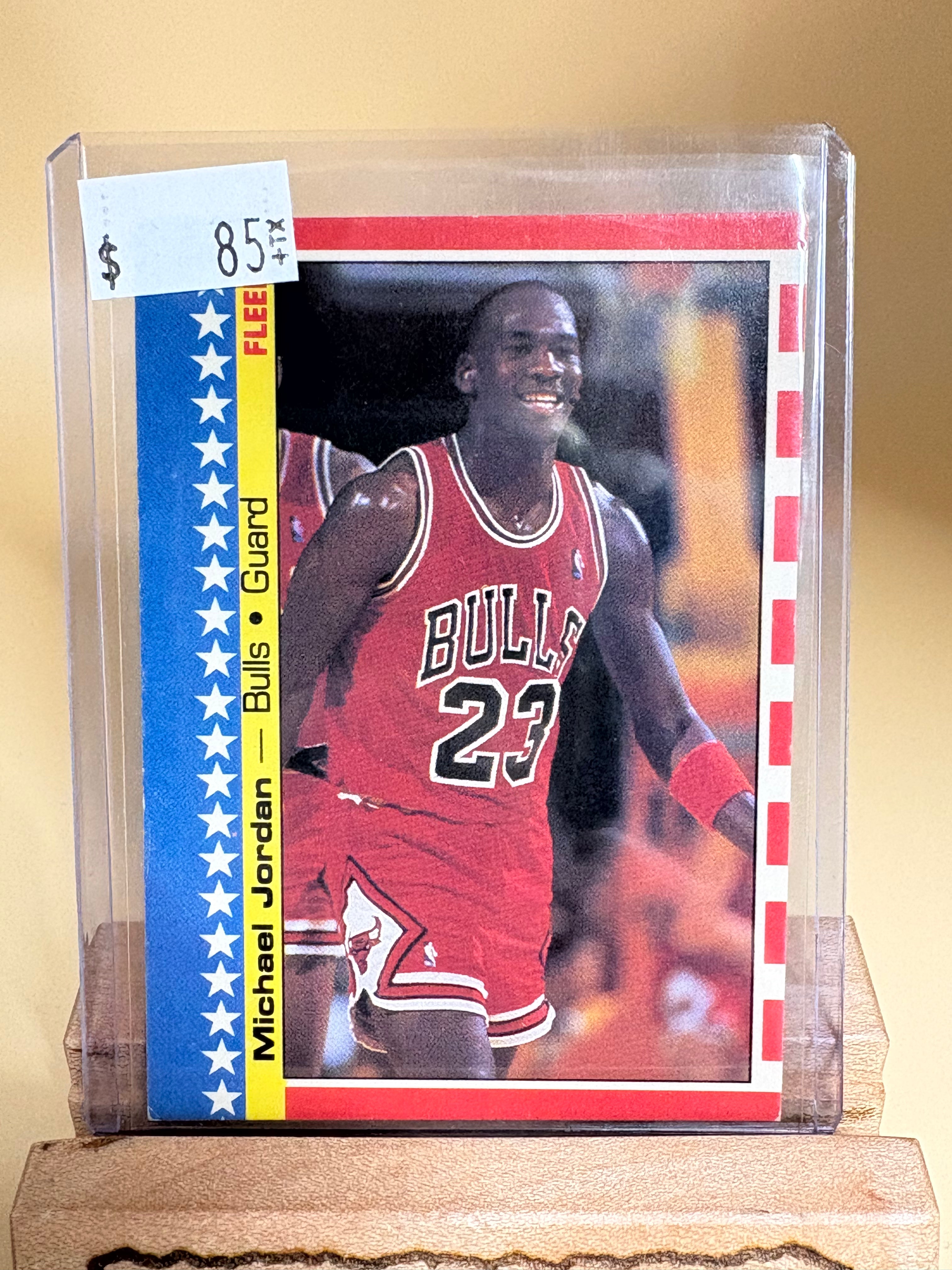 Michael Jordan 1987 Fleer Sticker – Bomber Sports Cards